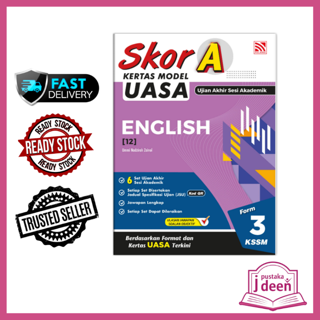 JDEEN BUKU LATIHAN ENGLISH FORM 3 / TINGKATAN 3 - SKOR A KERTAS MODEL ...