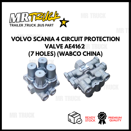 VOLVO SCANIA 4 CIRCUIT PROTECTION VALVE AE4162 (7 HOLES) (WABCO China ...