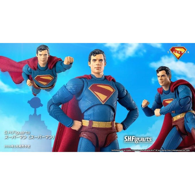 Bandai S.H.Figuarts - SHF Superman - Superman 2025 - DC Comics | Shopee ...