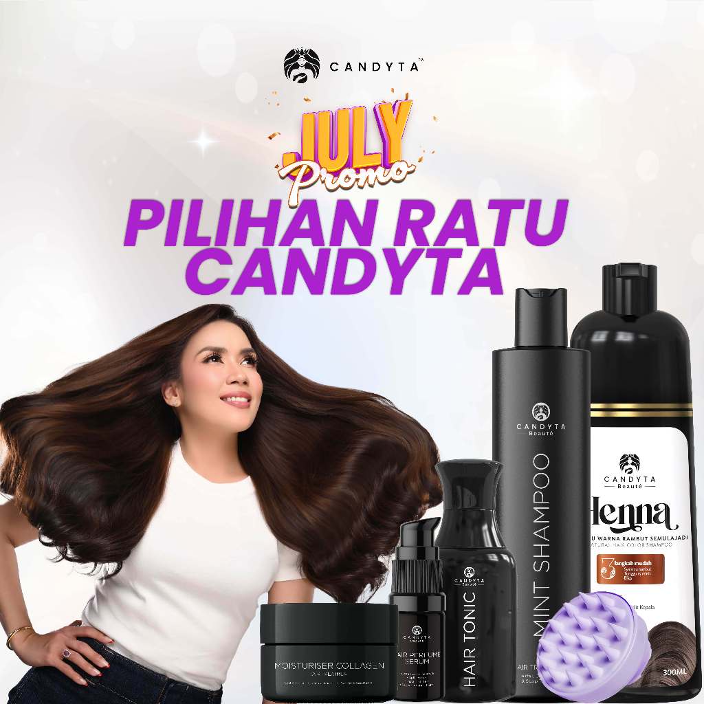 CANDYTA SET PILIHAN RATU CANDYTA HAIR LOSS TREATMENT RAMBUT GUGUR ...