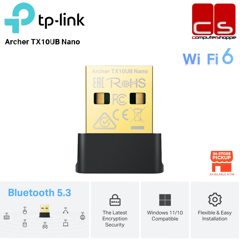 TP-LINK Archer TX10UB Nano (AX900 Nano Wi-Fi 6 Bluetooth 5.3 USB Adapter) | Shopee Malaysia