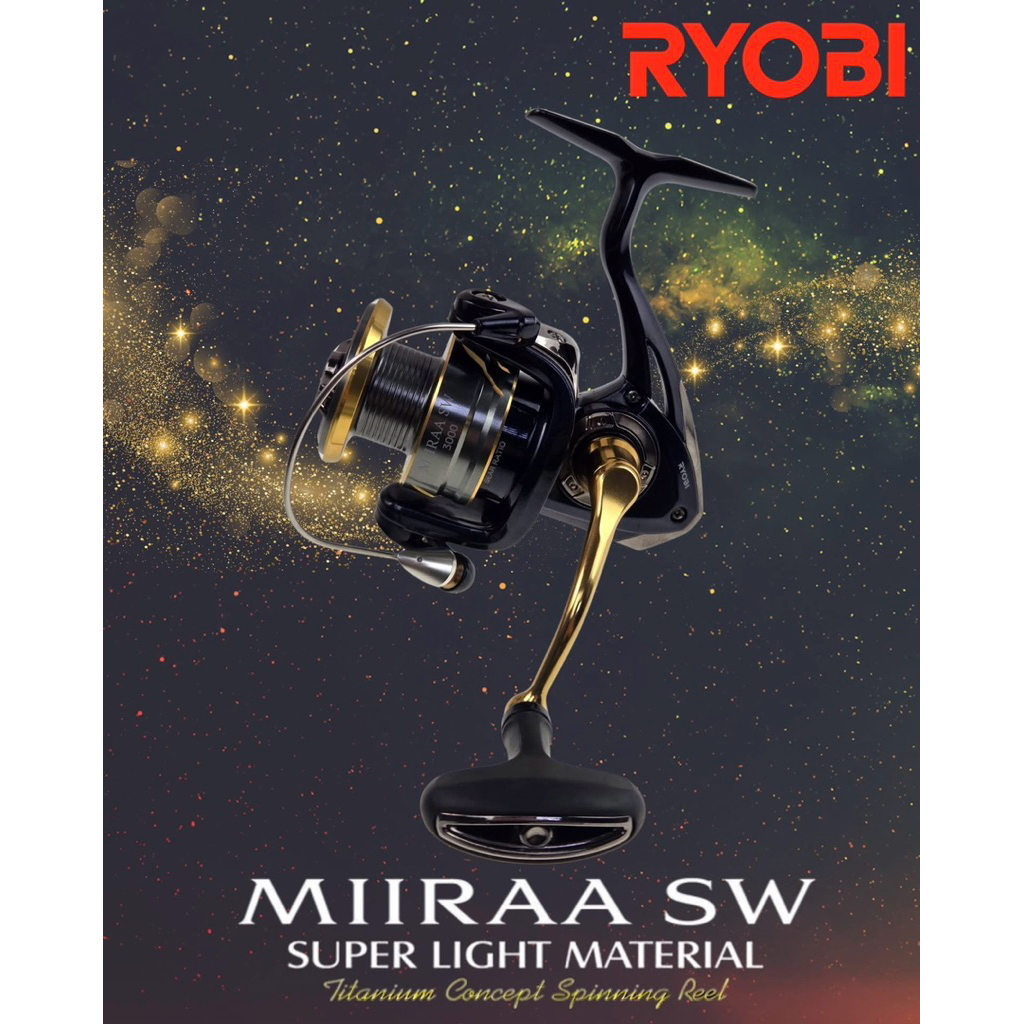 2025 RYOBI MIIRAA SW SUPER LIGHT Material New Model Spinning Fishing ...