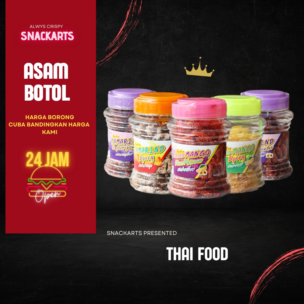 Asam Botol Jeedjard Asam Manis Thai Asam Celagi Asam Mangga | Shopee ...