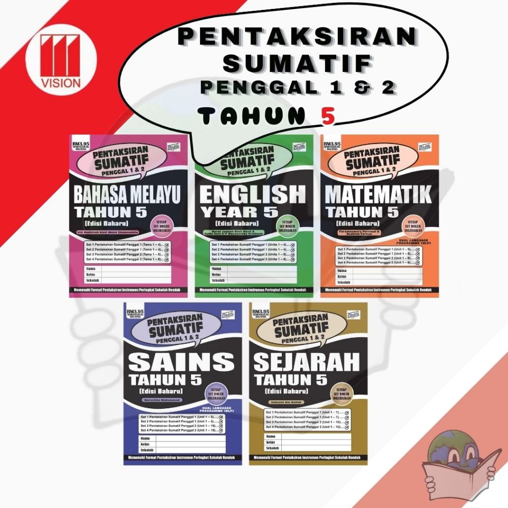 Pentaksiran Sumatif Penggal 1 & 2 UASA 2025 Tahun 5 - B.Melayu/English ...