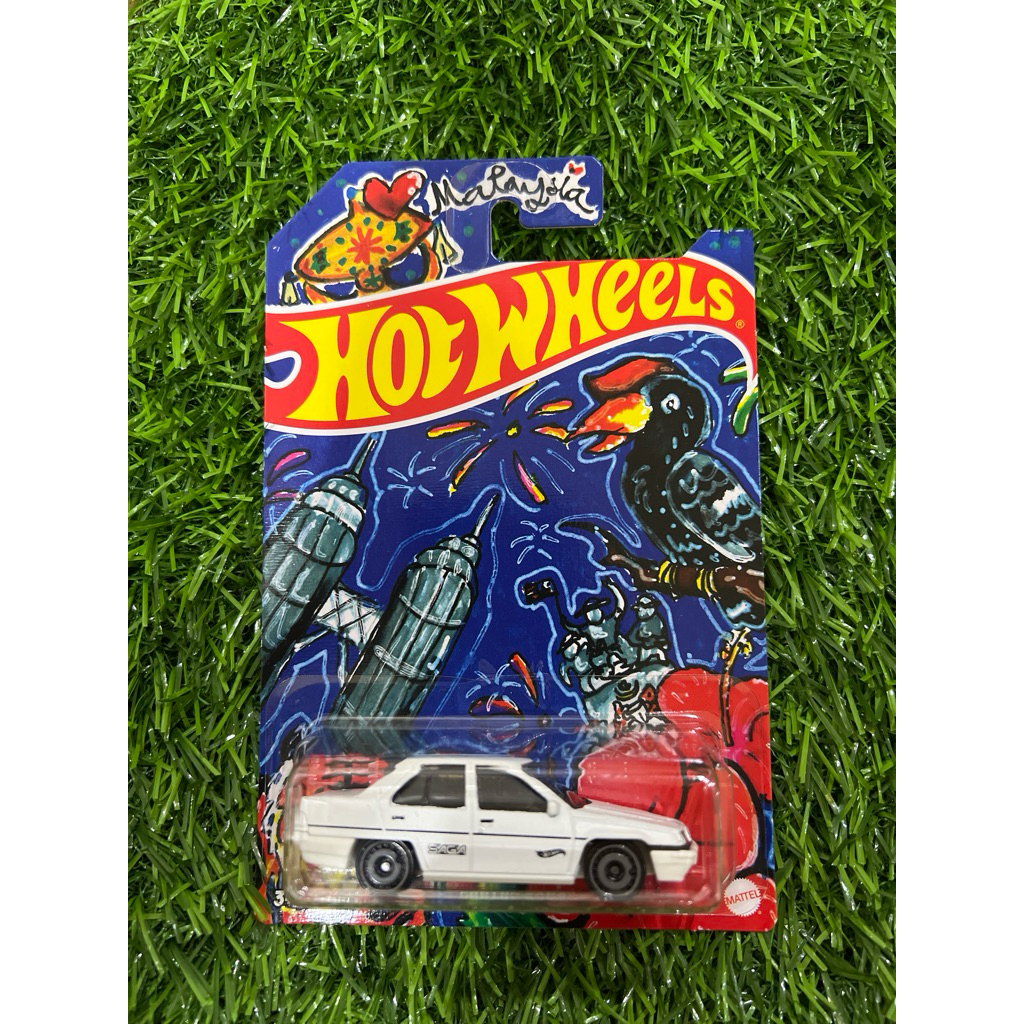 HOTWHEELS PROTON SAGA BURUNG SPECIAL EDITION and NORMAL SAGA RED AND ...