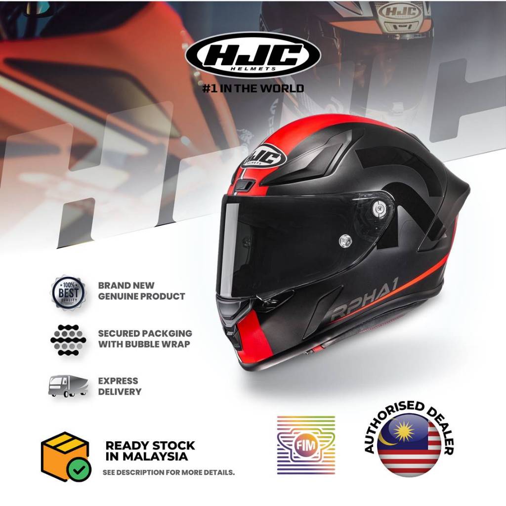 HJC RPHA 1 Full Face Racing Helmet - Senin MC1SF motor keledar HELMET ...