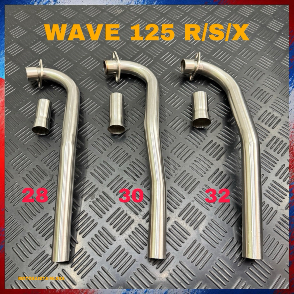 🇲🇾🔥🇹🇭 MANIFOLD WAVE 125 R/S/X STAINLESS STEEL 🇹🇭🔥🇲🇾 MANIFOLD TENGKUK ...