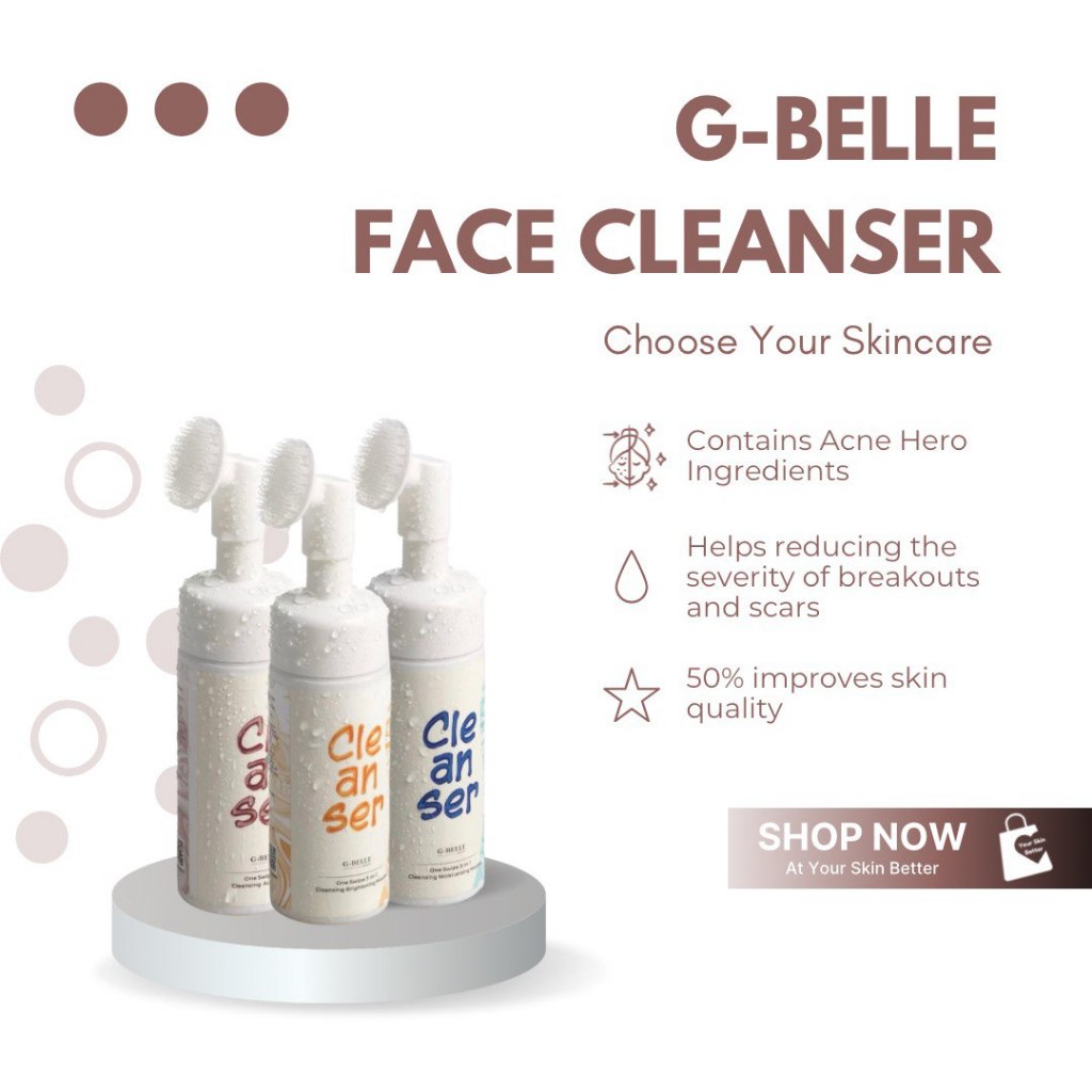 [READY STOCK] G-BELLE CLEANSING - BRIGHTENING - ACNE - MOISTURIZING ...