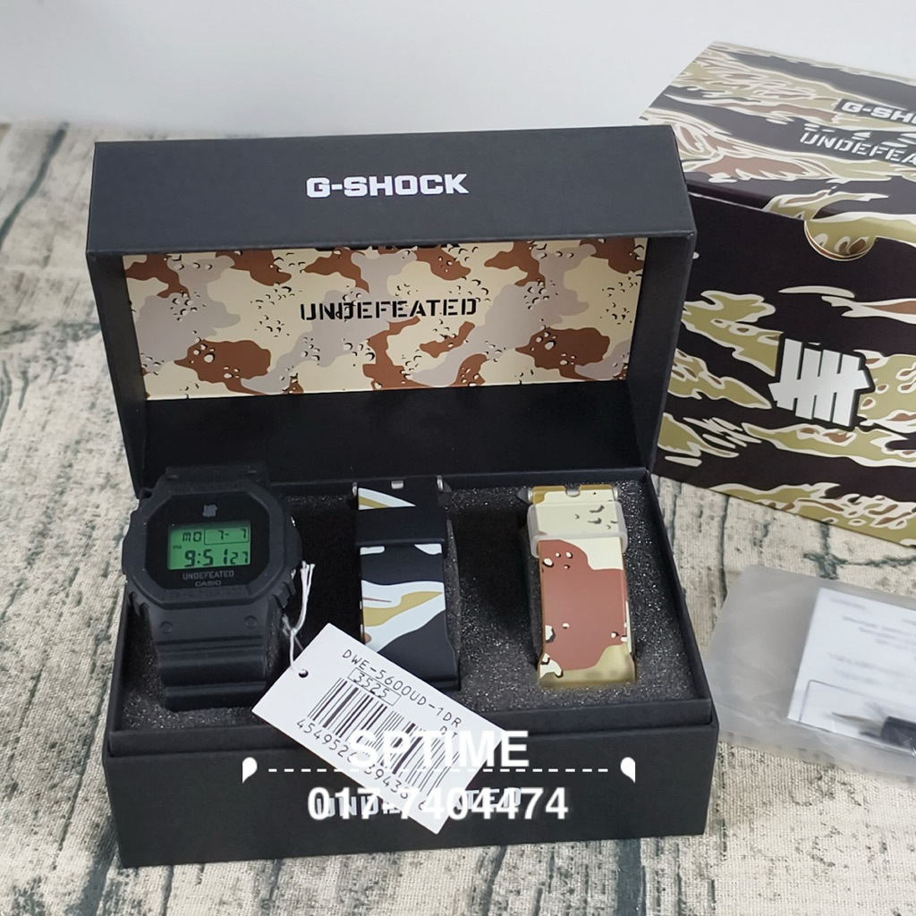 CASIO G-SHOCK X UNDEFEATED 2025 LIMITED DWE-5600UD-1DR / DWE-5600UD-1 / DWE-5600UD / DWE-5600 ...