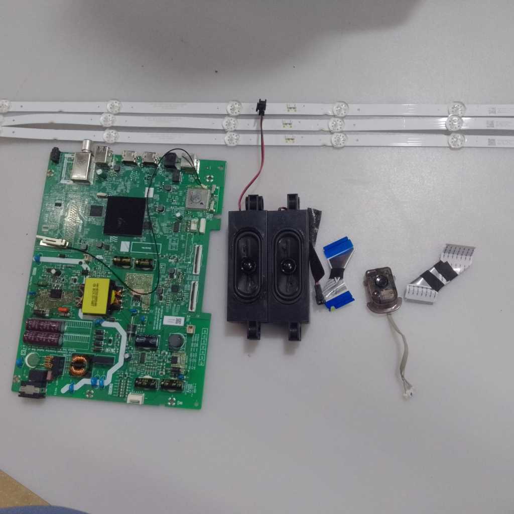 SKYWORTH 43TB7000 43" TV MAIN BOARD, SPEAKER, BACK LIGHT,RIBBON CARD ...