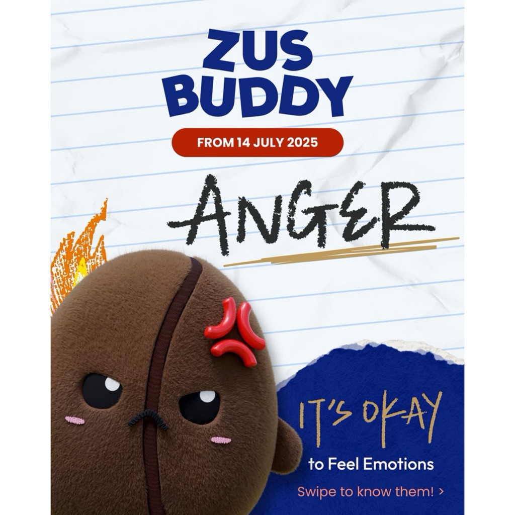 ZUS BUDDY PLUSHIE [ ANGER ] emoji - LIMITED EDITION | Shopee Malaysia