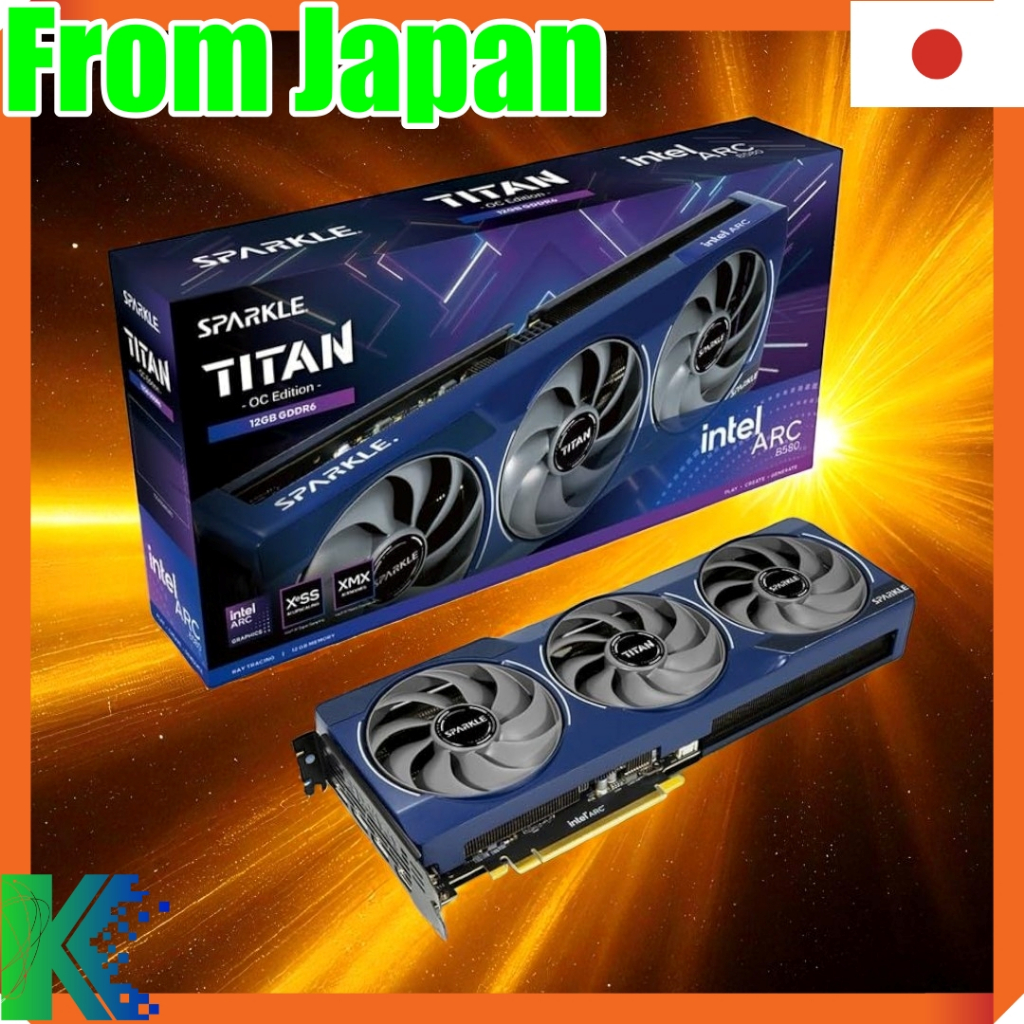SPARKLE Intel Arc B580 Graphics Card OC Edition Triple Fan "TITAN ...