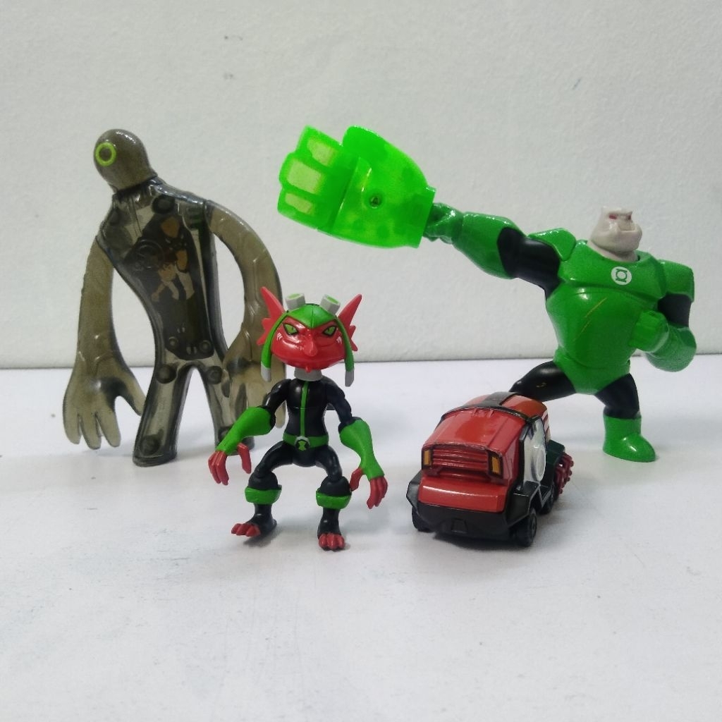 Ben 10 Omniverse 3” Alien Collection Figure Jury Rigg Bandai & Car ...