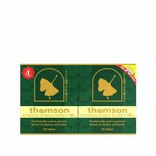 Thomson Activated Ginkgo Extract 40mg 2x120s/Heart Health/Ekstrak ...