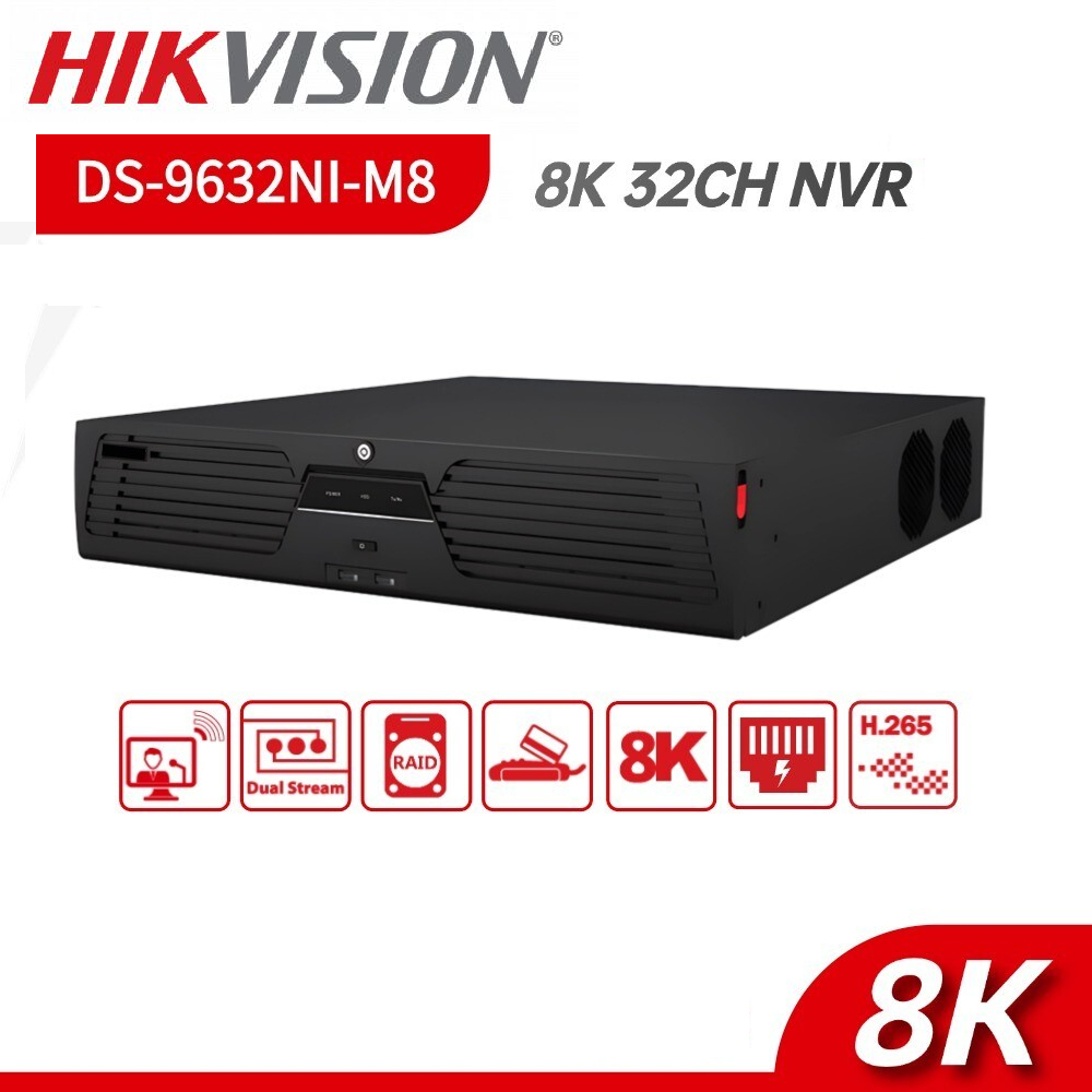 Hikvision DS-9632NI-M8 32-ch 2U 8K NVR - Hikvision 32 Channel NVR With ANPR | Shopee Malaysia