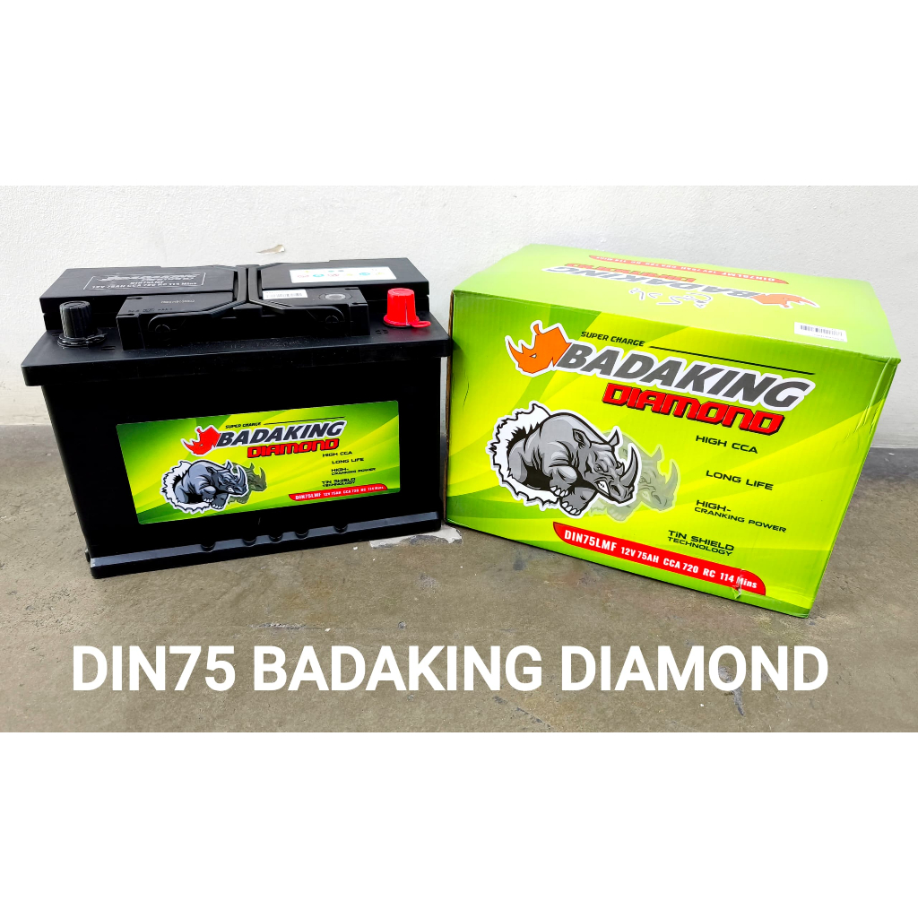DIN75 | DIN66 | LN3 ] BADAKING DIAMOND MF | Car Battery Bateri Kereta | Proton X70 Golf Ranger ...
