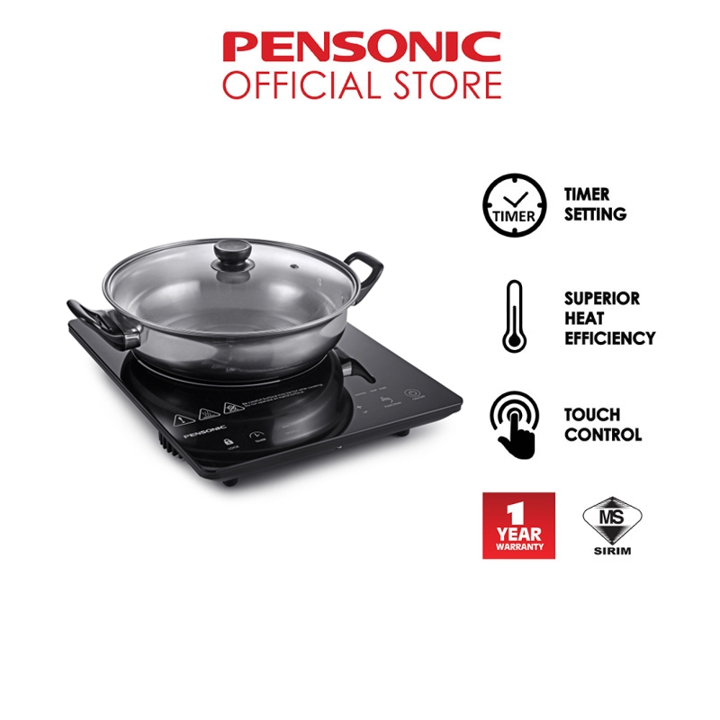 Pensonic Induction Cooker Free Pot | Dapur Induksi dengan Periuk ...