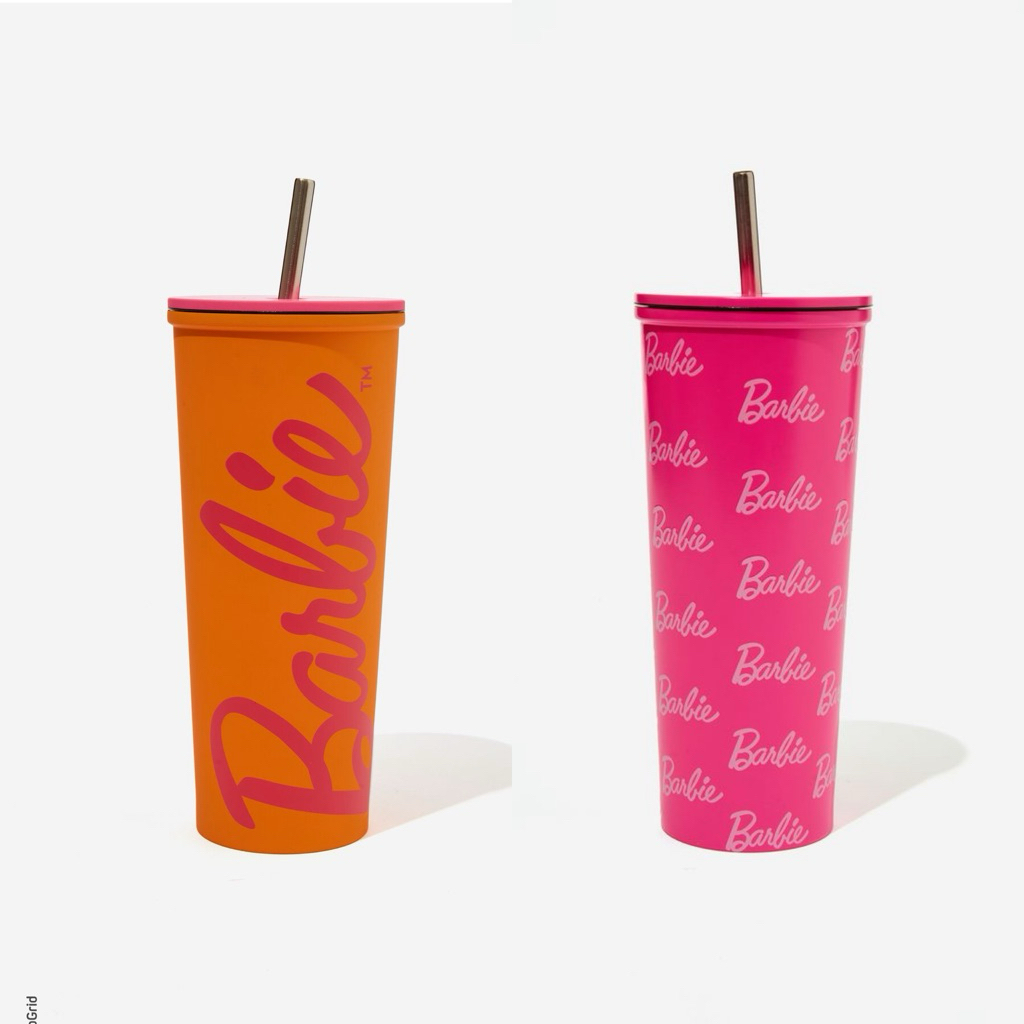 TYPO X Barbie Collection Barbie Metal Smoothie Cup 650ml | Shopee Malaysia