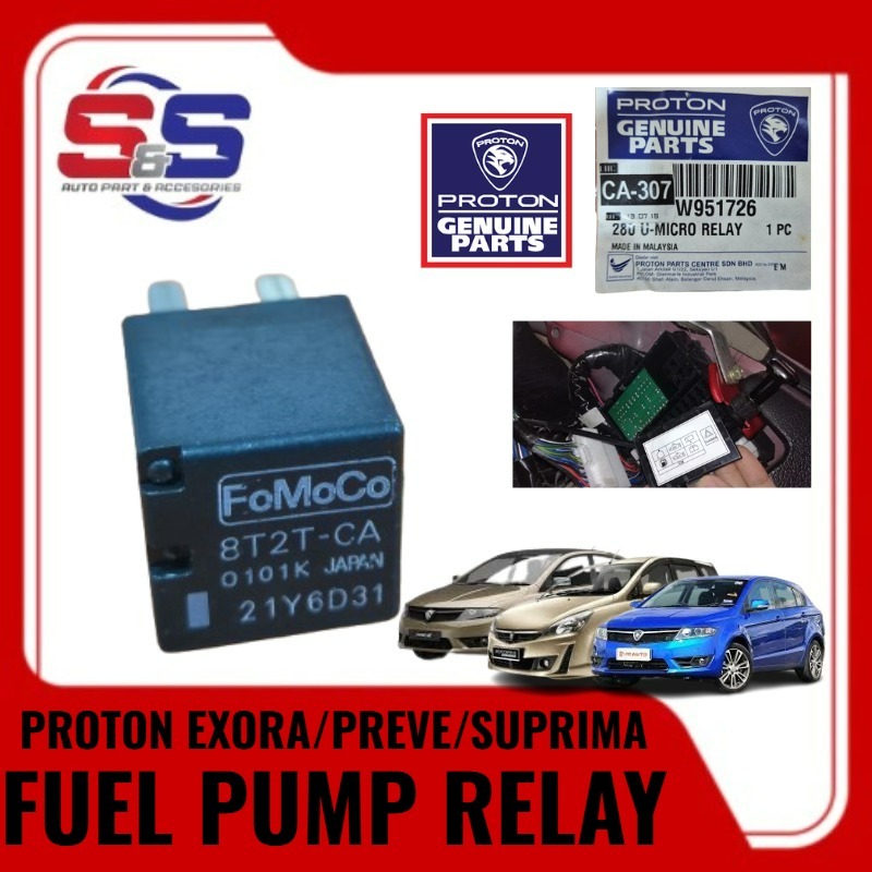 PROTON PREVE SUPRIMA EXORA FUEL MINYAK PUMP MICRO RELAY SENSOR 4PIN ...