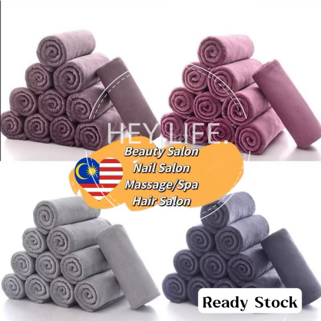 🇲🇾Tuala Salon/Tuala Muka/Tuala Rambut/Spa Facial Towel/Hair Towel 美容院专用 ...