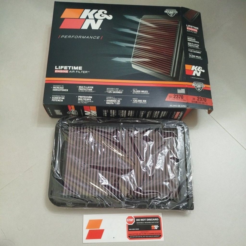 [Shipping from JB] K&N 33-2370 Toyota Camry ACV40 ACV41 ACV50 ACV51 K&N ...