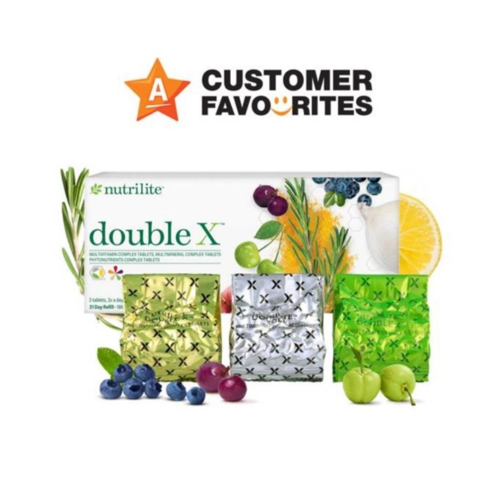 🔥READY STOCK🔥Amway Nutrilite DOUBLE X – Refill Pack 31-Day Supply ...