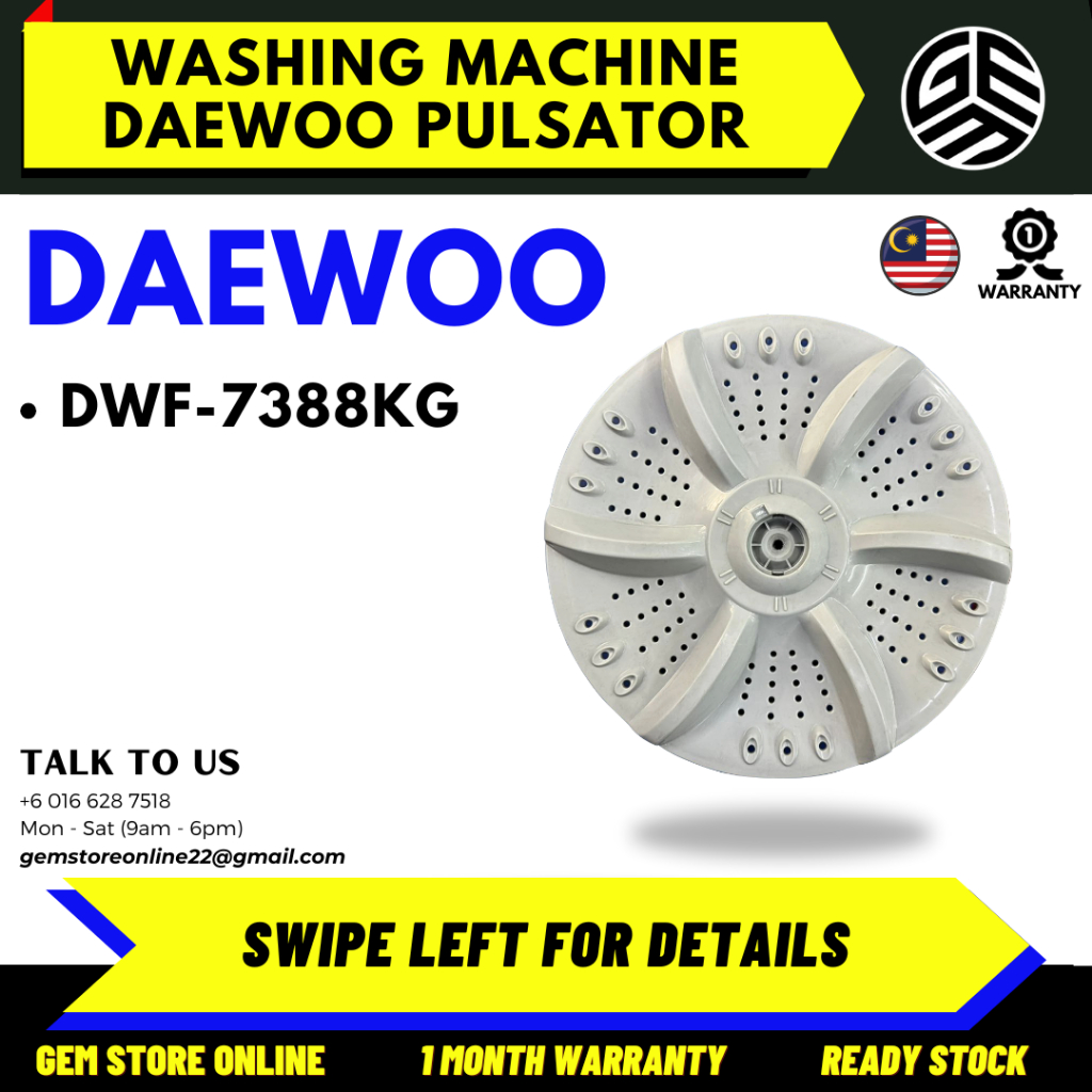 (ORIGINAL) DWF-7388KG DAEWOO Washing Machine Pulsator / Pulsator Mesin ...