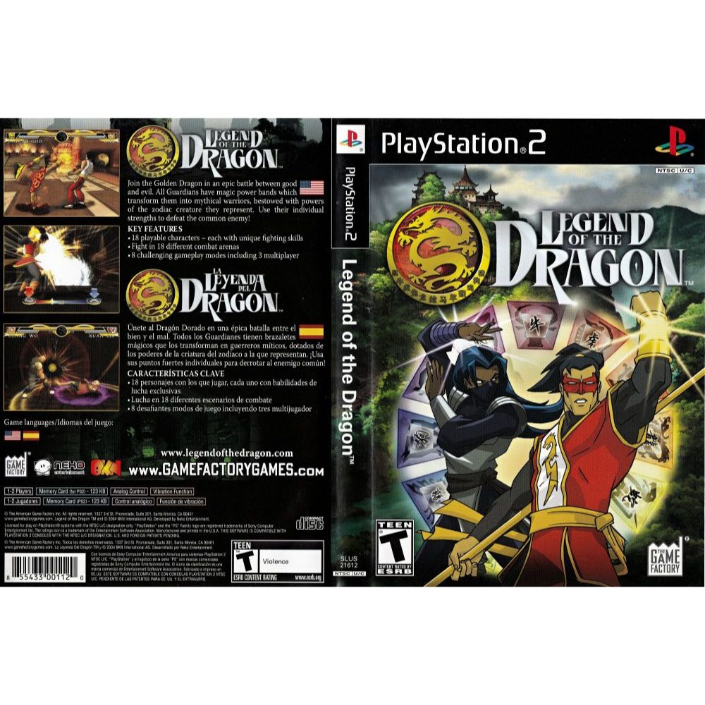PS2 CD DVD Legend Of The Dragon | Shopee Malaysia