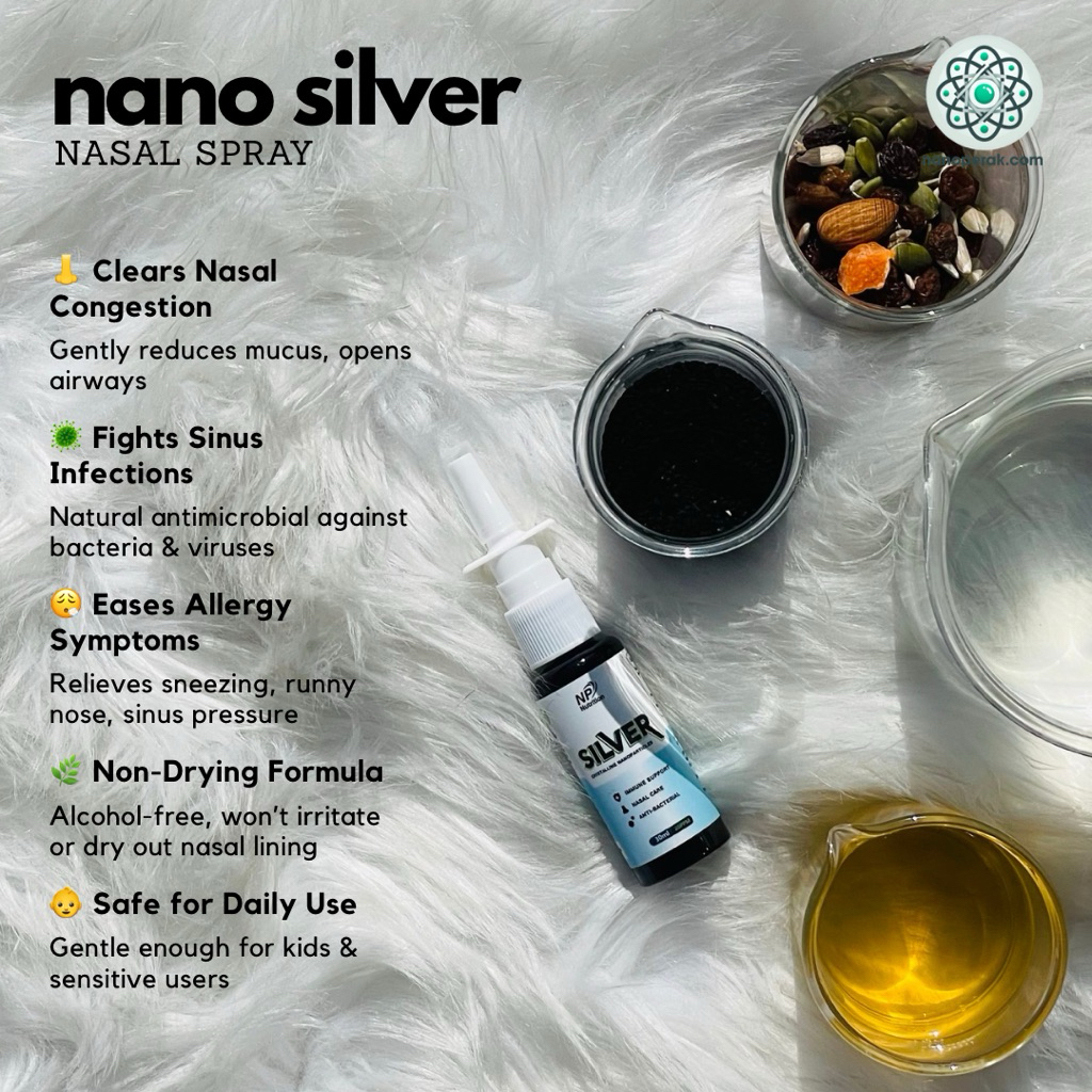 30ml NP Nutrition Nano Perak | Nano Silver | Colloidal Silver Nasal ...