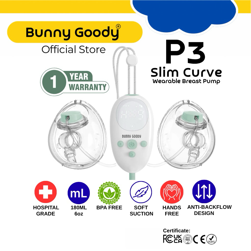 Bunny Goody 𝗛𝗼𝘀𝗽𝗶𝘁𝗮𝗹 𝗚𝗿𝗮𝗱𝗲 𝗕𝗿𝗲𝗮𝘀𝘁 𝗣𝘂𝗺𝗽 P3 Slim Pickings Curve Double Hands Free Wearable Breast ...