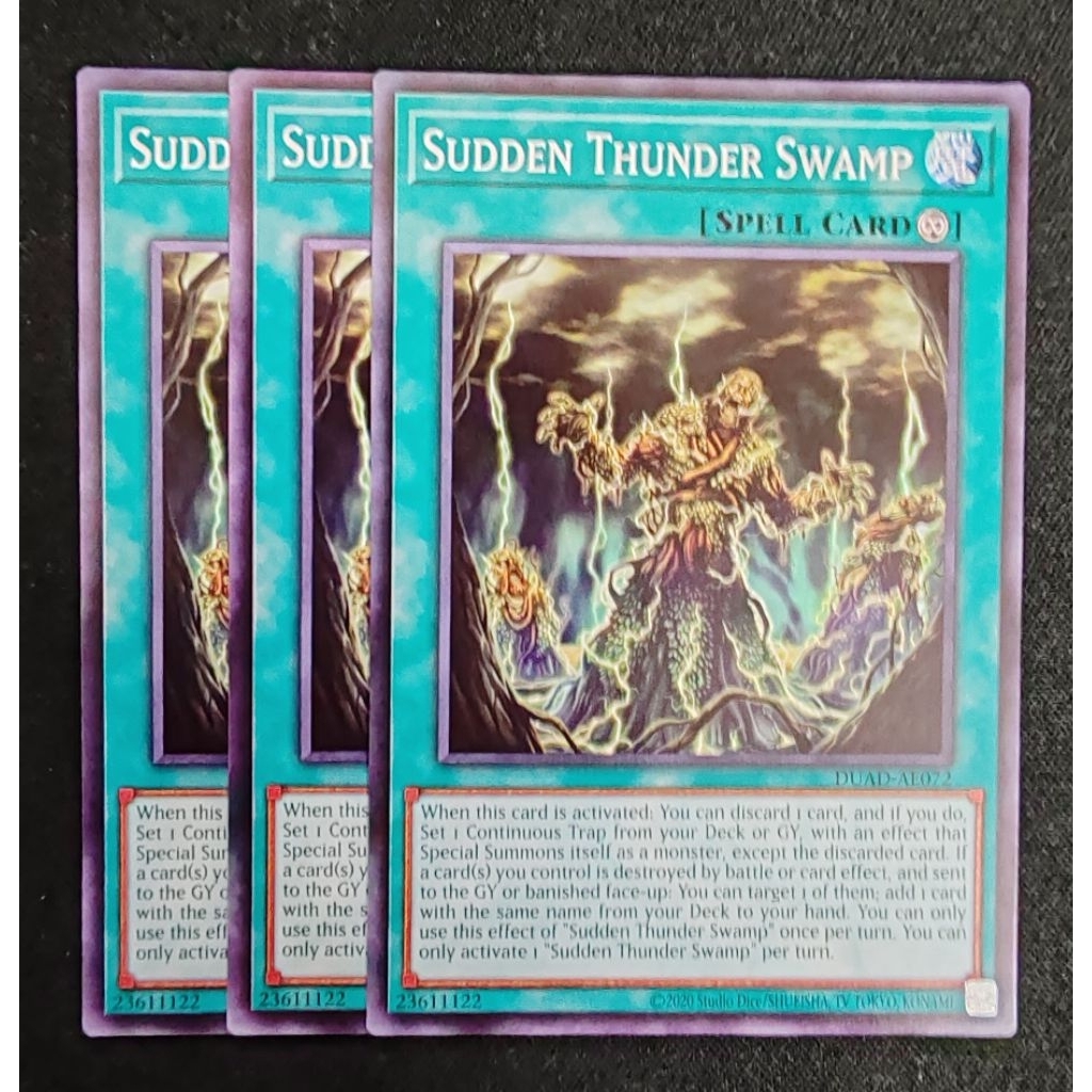 YUGIOH DUAD-AE072 Sudden Thunder Swamp[COMMON] | Shopee Malaysia