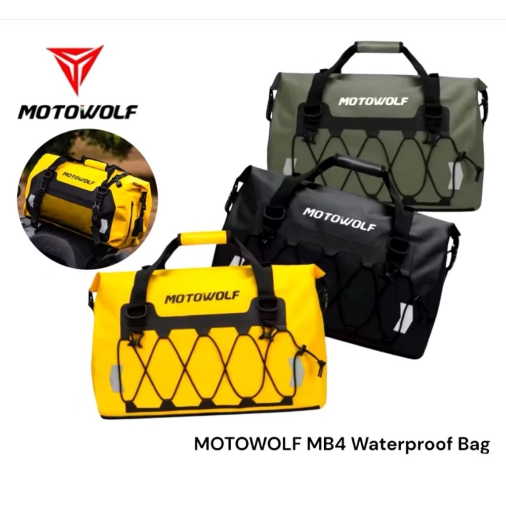 MOTOWOLF MB4 Waterproof Bag, Waterproof Bag Motorcycle Tail Bag ...