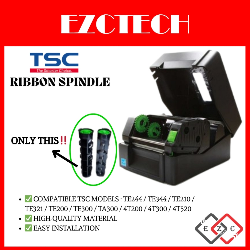 TSC RIBBON SPINDLE RIBBON HOLDER FOR TE244 TE344 TE210 TE321 TE200 ...
