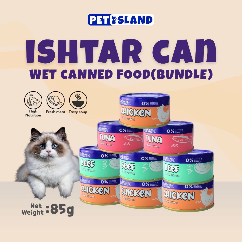 ISHTAR (Bundle) Wet Food Cat Canned Cat Can Food Cat Wet Food Makanan ...