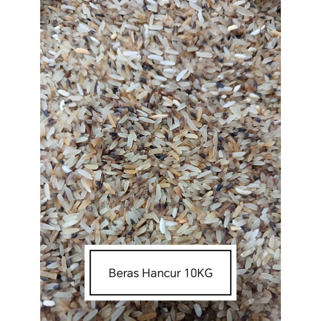 Beras Hancur 10KG (untuk haiwan ternakan) | Shopee Malaysia