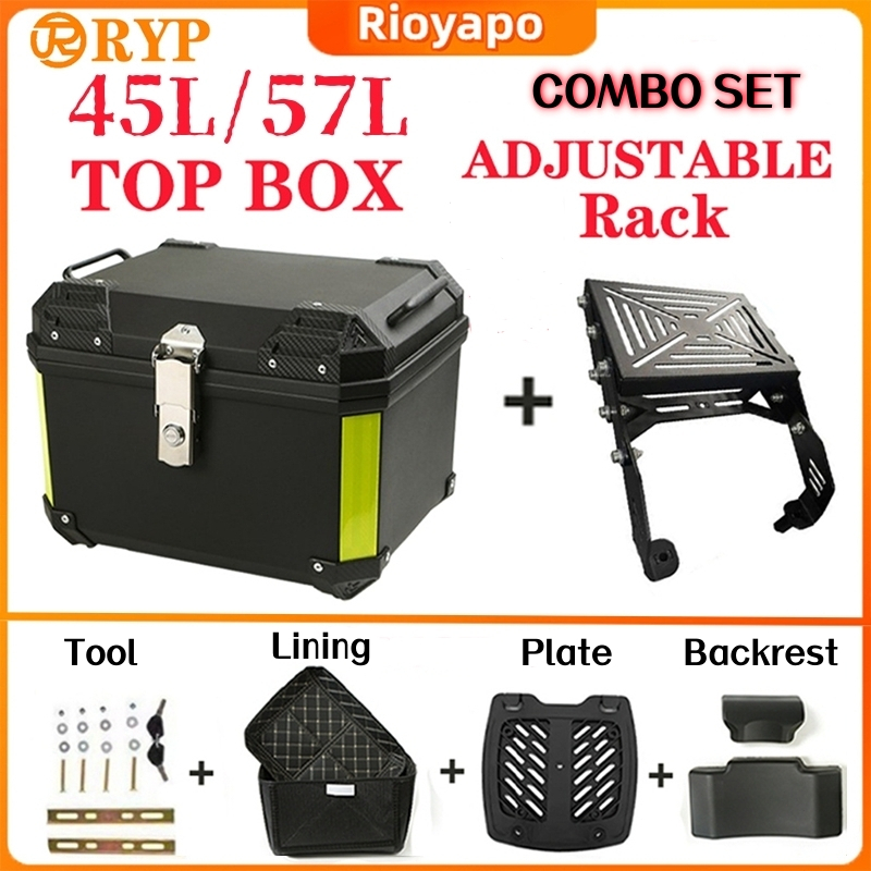 RYP Top Box Motor 36L/45L/57L ABS Monorack LC135 Monorack Y15zr Y16 ...