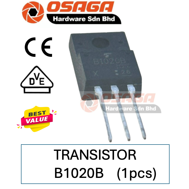[READY STOCK] B1020B PNP Transistor -1pcs | Shopee Malaysia