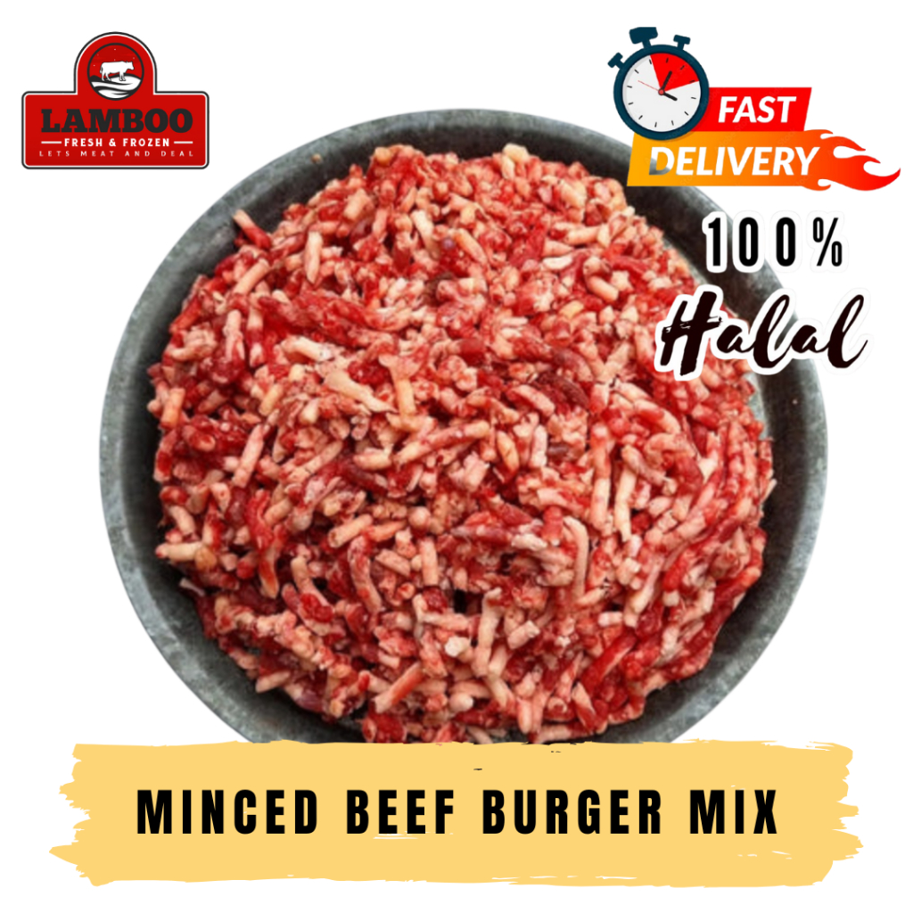 Minced Beef Burger Mix - 1kg | Shopee Malaysia