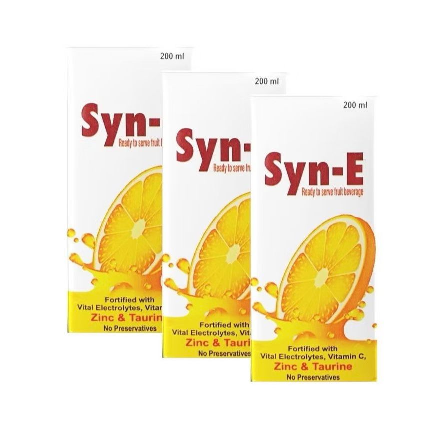 ORS Syn-E Juice 200ml Electrolytes Orange (3PACK) | Shopee Malaysia