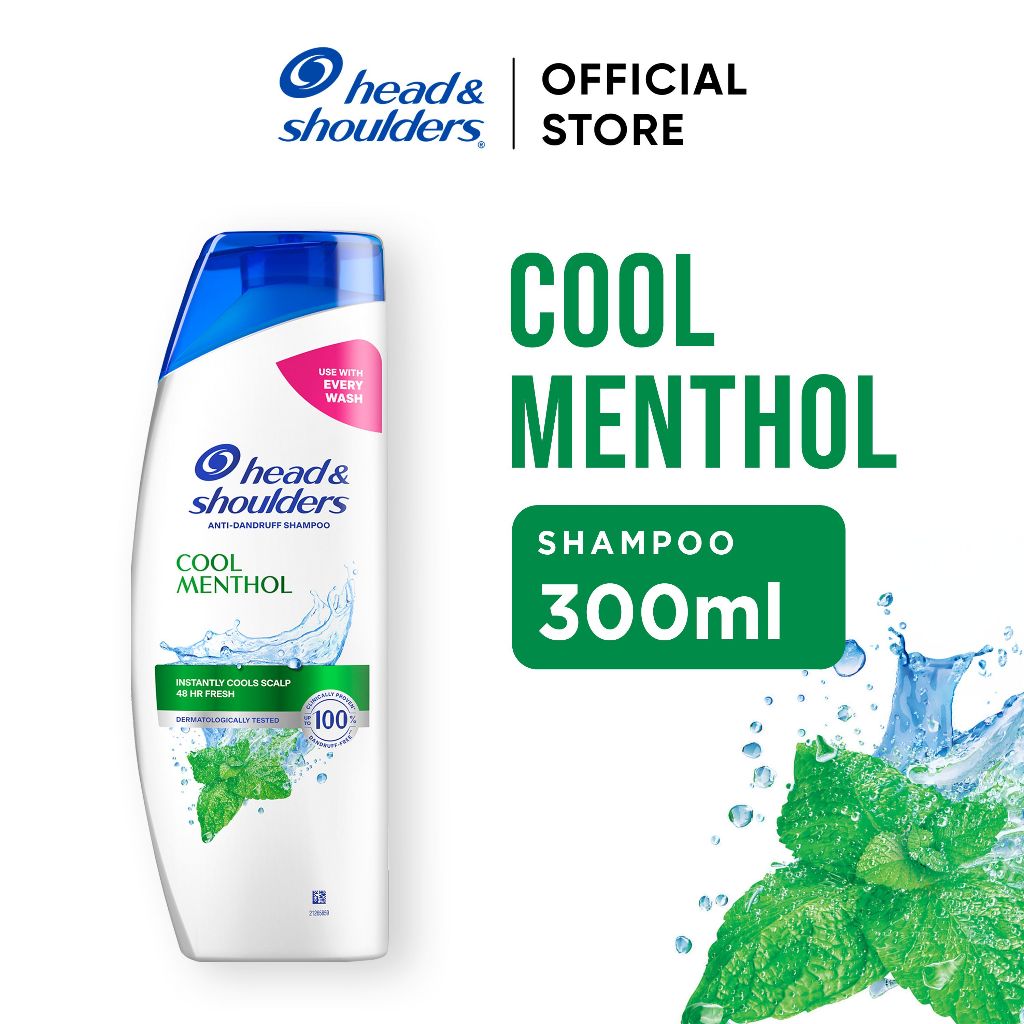 Head and Shoulders Cool Menthol Shampoo (300ml) | Shopee Malaysia