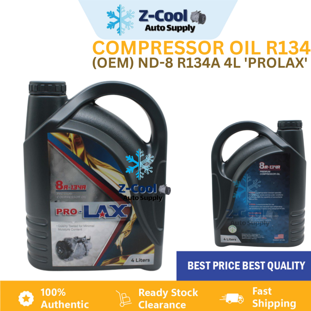 🔥Best Quality & Fast Delivery🔥PROLAX (MINYAK ND8/PAG) COMPRESSOR ...