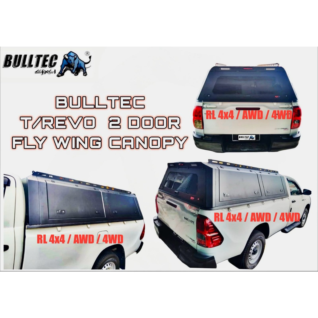 BULLTEC Toyota Hilux Revo Rocco rogue single cab 2Doors rear flying ...