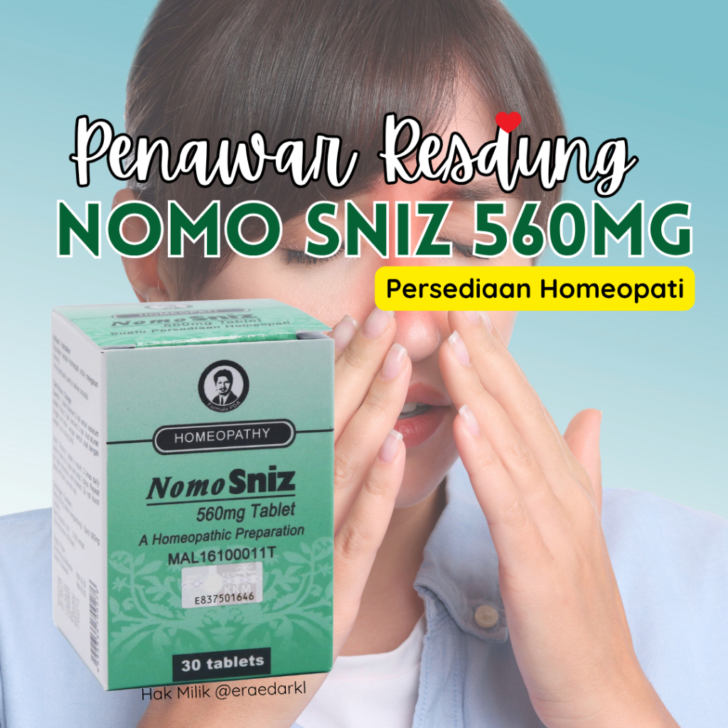 Era Edar Nomo Sniz Ubat Homeopati Untuk Resdung (30 Tablet) | Shopee ...