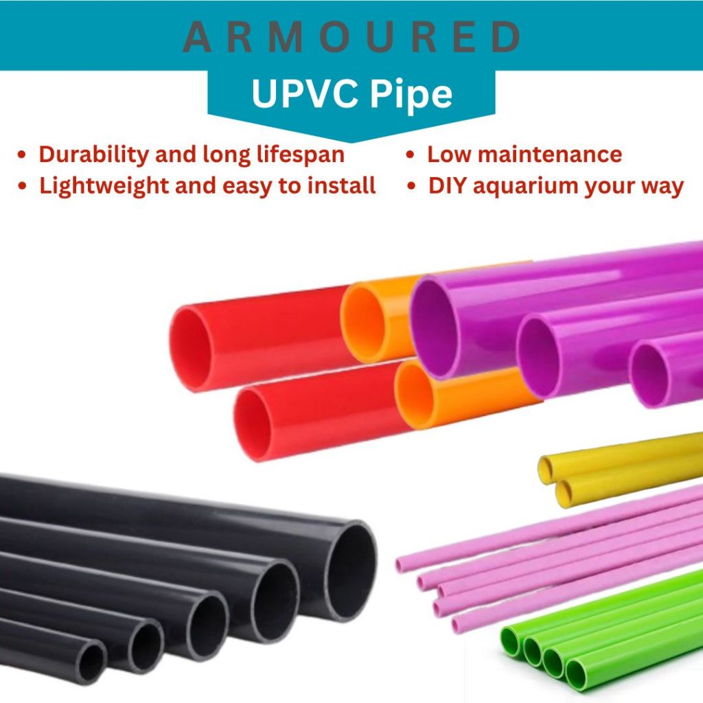 ⚠️[CHINA SIZE] Aquarium UPVC Hard Sanking Pipe Paip PVC Akuarium for ...
