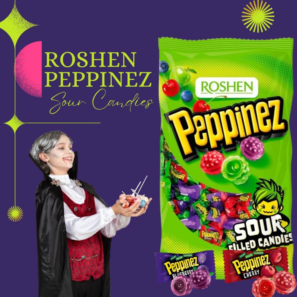 ROSHEN Peppinezz Sour Candy – Gula Gula Keras Masam Manis Halal ...