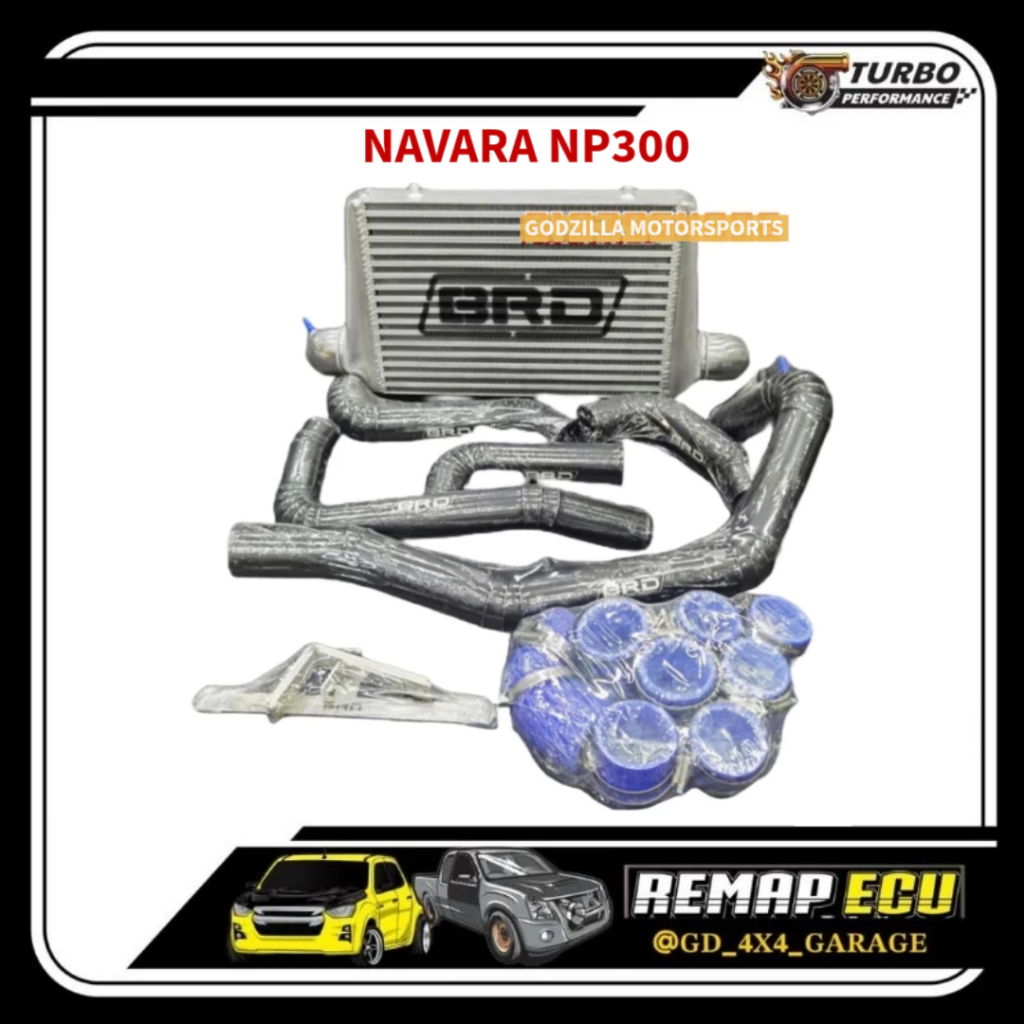 🇹🇭 𝐁𝐑𝐃 HIGH PERFORMANCE HIGH QUALITY INTERCOOLER WITH PIPING KIT NISSAN ...