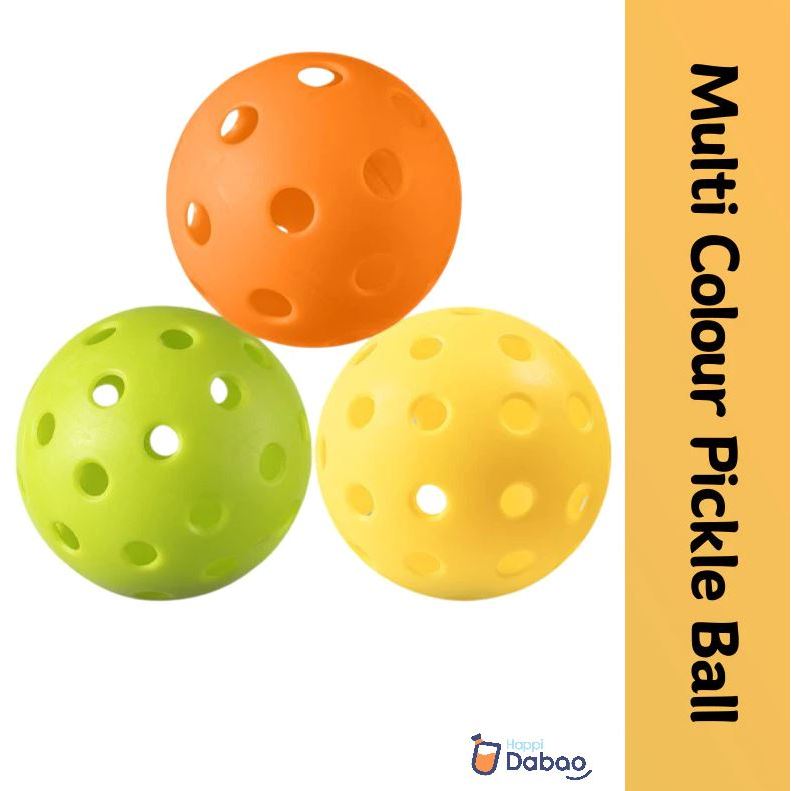 (Malaysia Stock) PickleBall 26/40 Hole 74mm 26g Pickle Balls ...