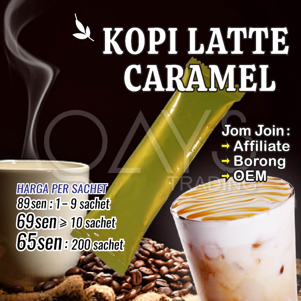 Lelong K11 Kopi Latte Caramel Brand Popular & Sedap | Shopee Malaysia