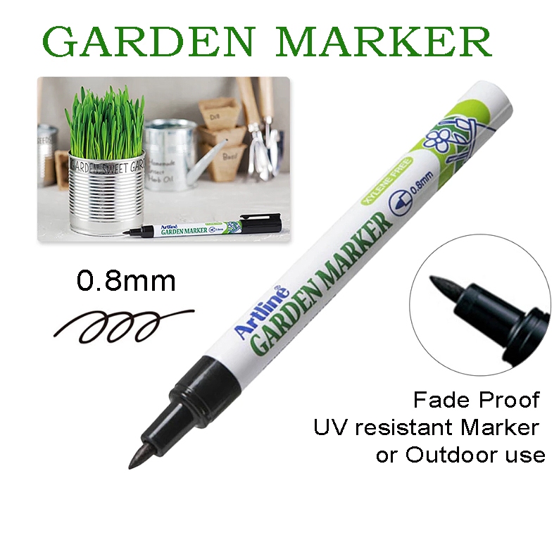 Artline Garden Marker Fade Proof UV resistant Marker for Outdoor ...