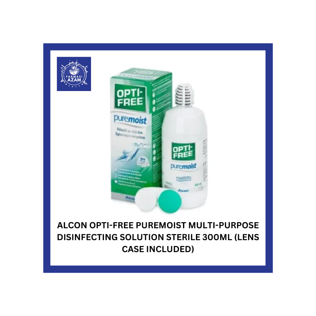ALCON OPTI-FREE PUREMOIST MULTI-PURPOSE DISINFECTING SOLUTION STERILE ...